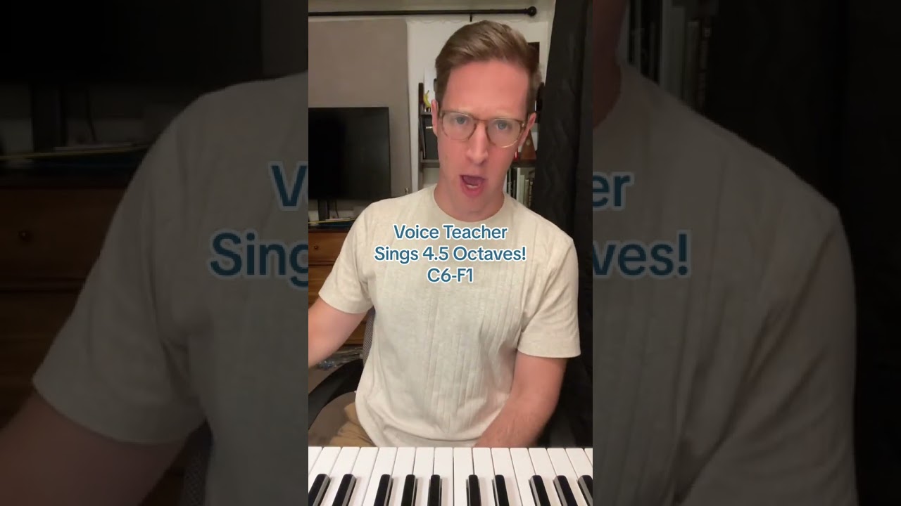 Voice Teacher Demos a 4.5 Octave Range!