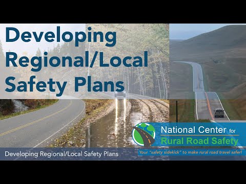 Developing Regional/Local Road Safety Plans (LRSPs)