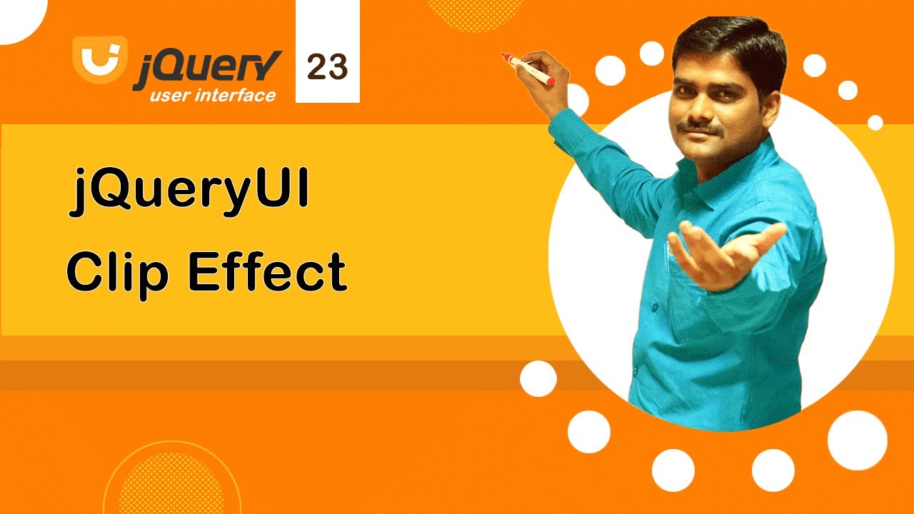 jQuery UI Clip Effect - jQuery UI Tutorial 23 🚀
