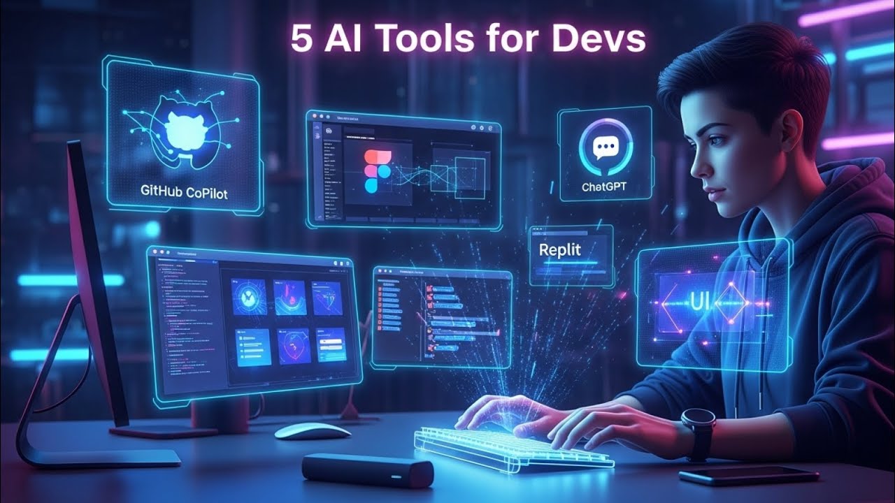 Ep5 — 5 AI Tools Every Front-End Developer Should Be Using in 2025 (Boost Your Workflow!)