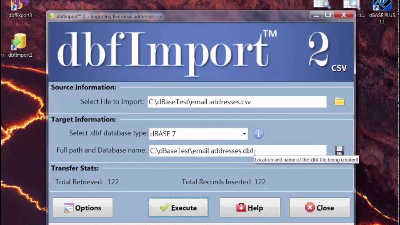 dbfImport 2 Intro