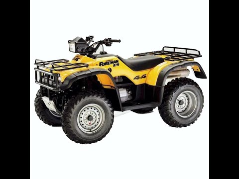 Honda TRX450S/FM, TRX450ES/FE, Foreman - Service Manual / Repair Manual - Wiring Diagrams - Owners