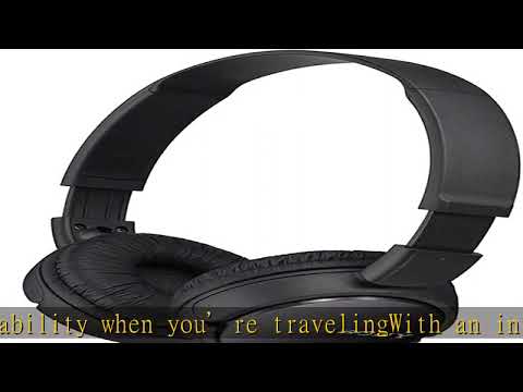 Sony ZX Series Wired On-Ear Headphones with Mic, Black MDR-ZX110AP