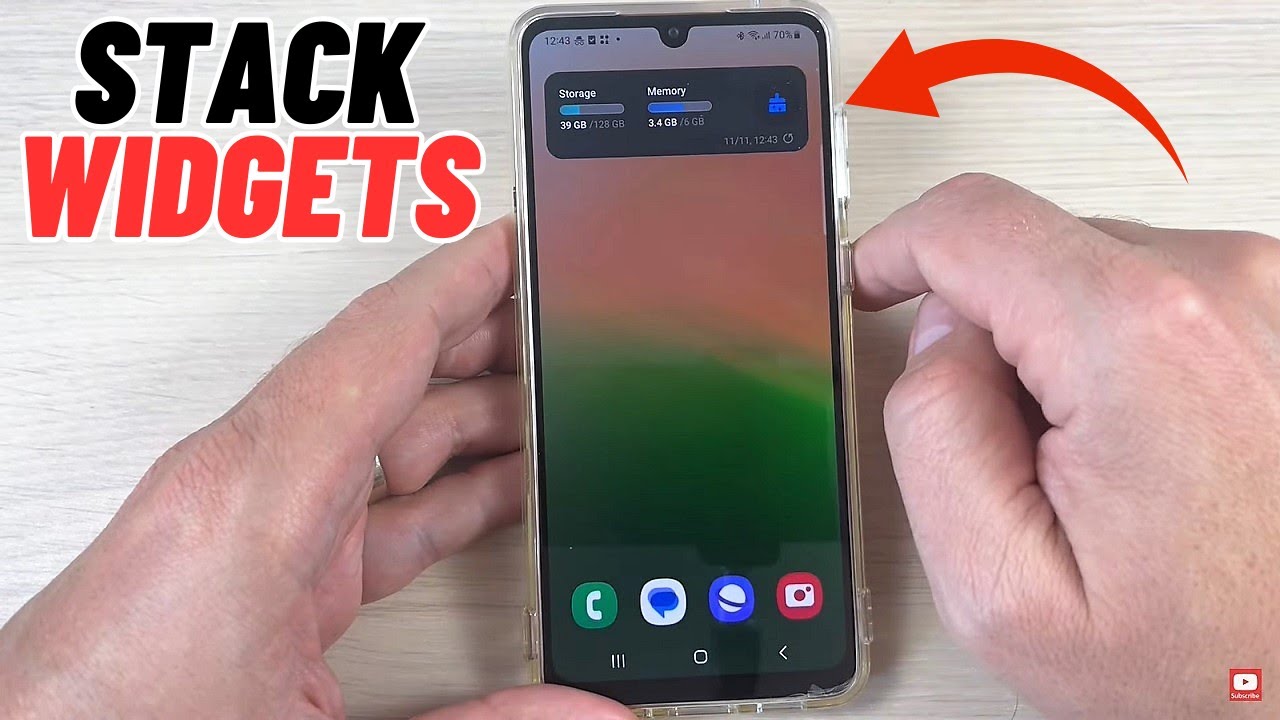 How to Create STACK WIDGETS on Samsung Galaxy Phones