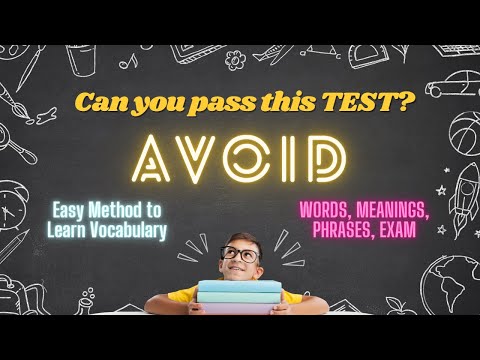 Avoid Synonym words | Improve Vocabulary, Grammar & Reading Skills.