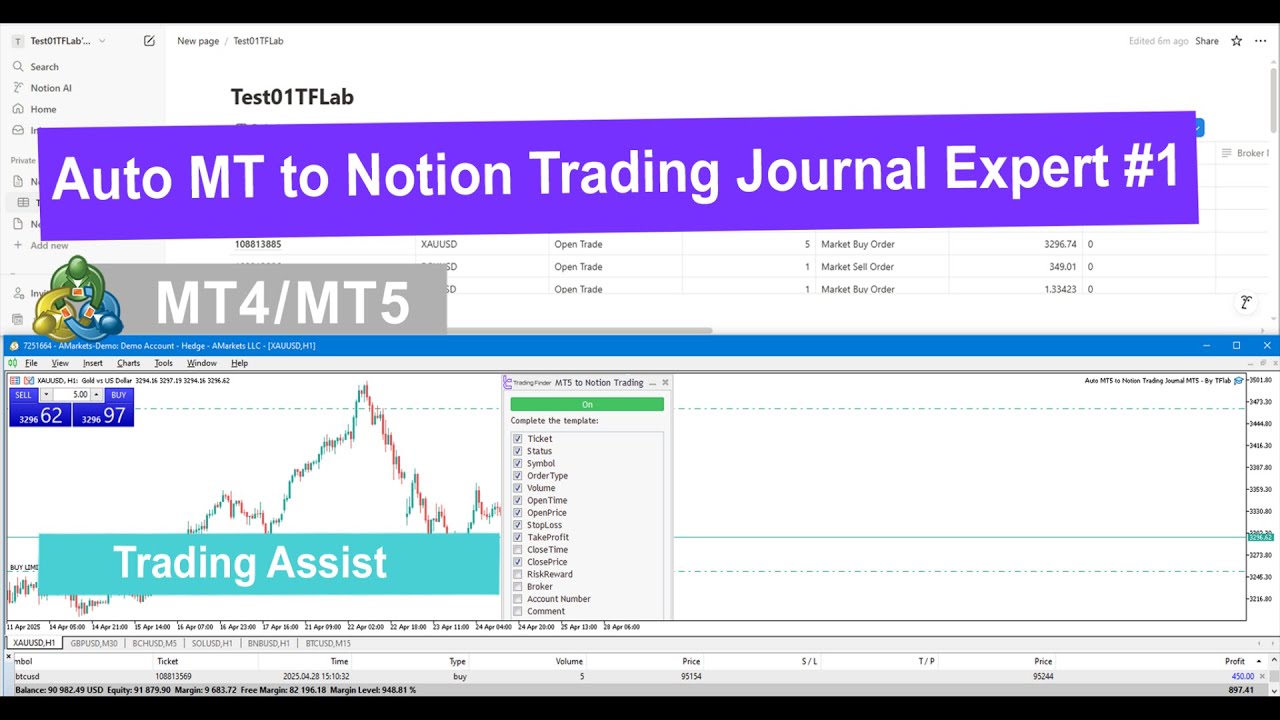 A Comprehensive Guide to Using the Auto MT4/5 Notion Trading Journal ...