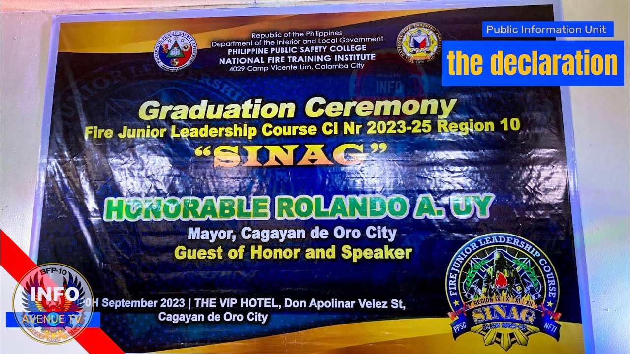 Presentation and Declaration of Graduates.