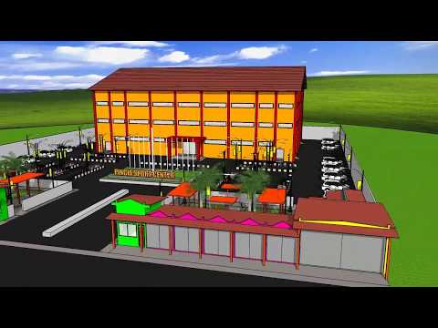 Rancangan Desain Gedung Olahraga Desa Pingit - Pingit Sport Center