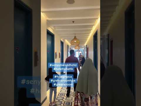 Type Greece Room (Yunani) Nuansanya Warna Biru Putih #senyumworldhotel