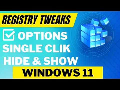 Enable Check box, Show Hidden File and Single Click in One Click | Techno Zaibi
