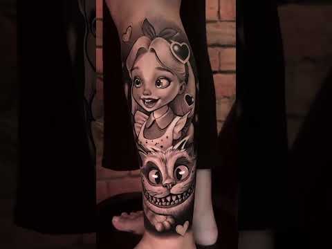 Black and grey tattoo art by © Fernando Campos, Brazil.