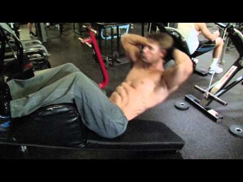 Abdominal training with Joshua Self