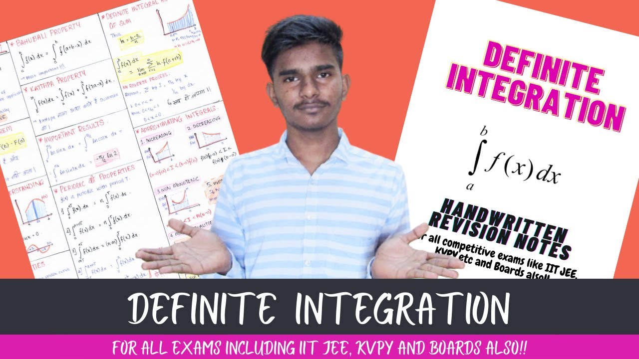 Best Handwritten Revision Notes of Definite Integration | Class 12| For All Exams| Definite Integral