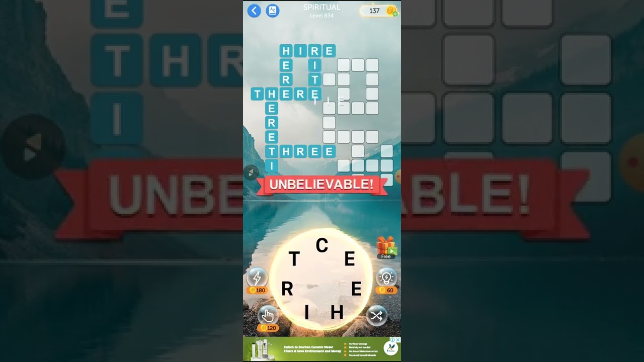 Crossword Quest Level 834 #crossword #wordcross #puzzle