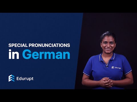 Weโre exploring the special pronunciation in German.