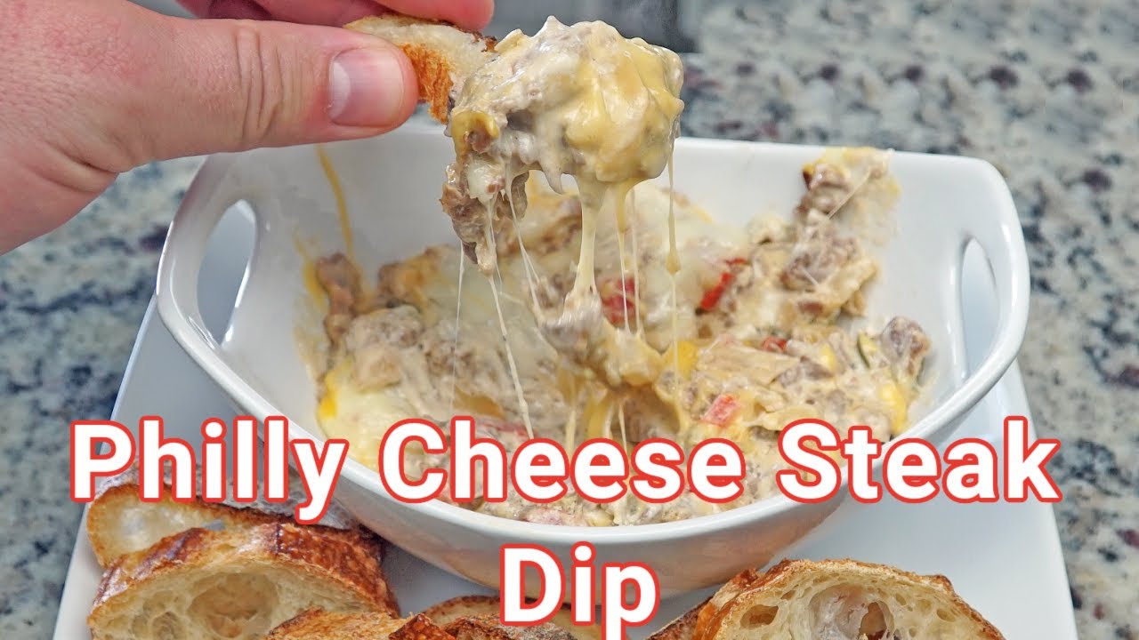 Philly Cheese Steak Dip. Game Day Recipe!