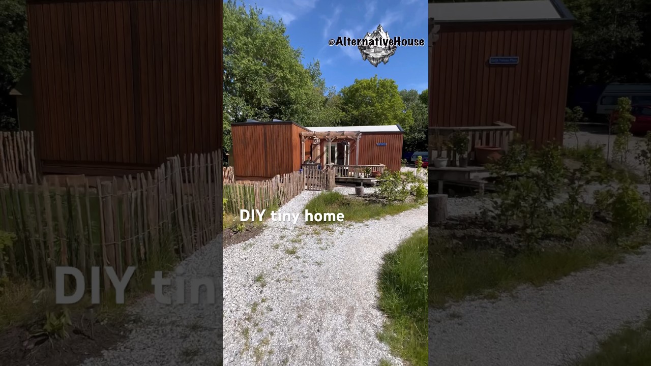 DIy L-shaped tiny house built in 9 months 🤩