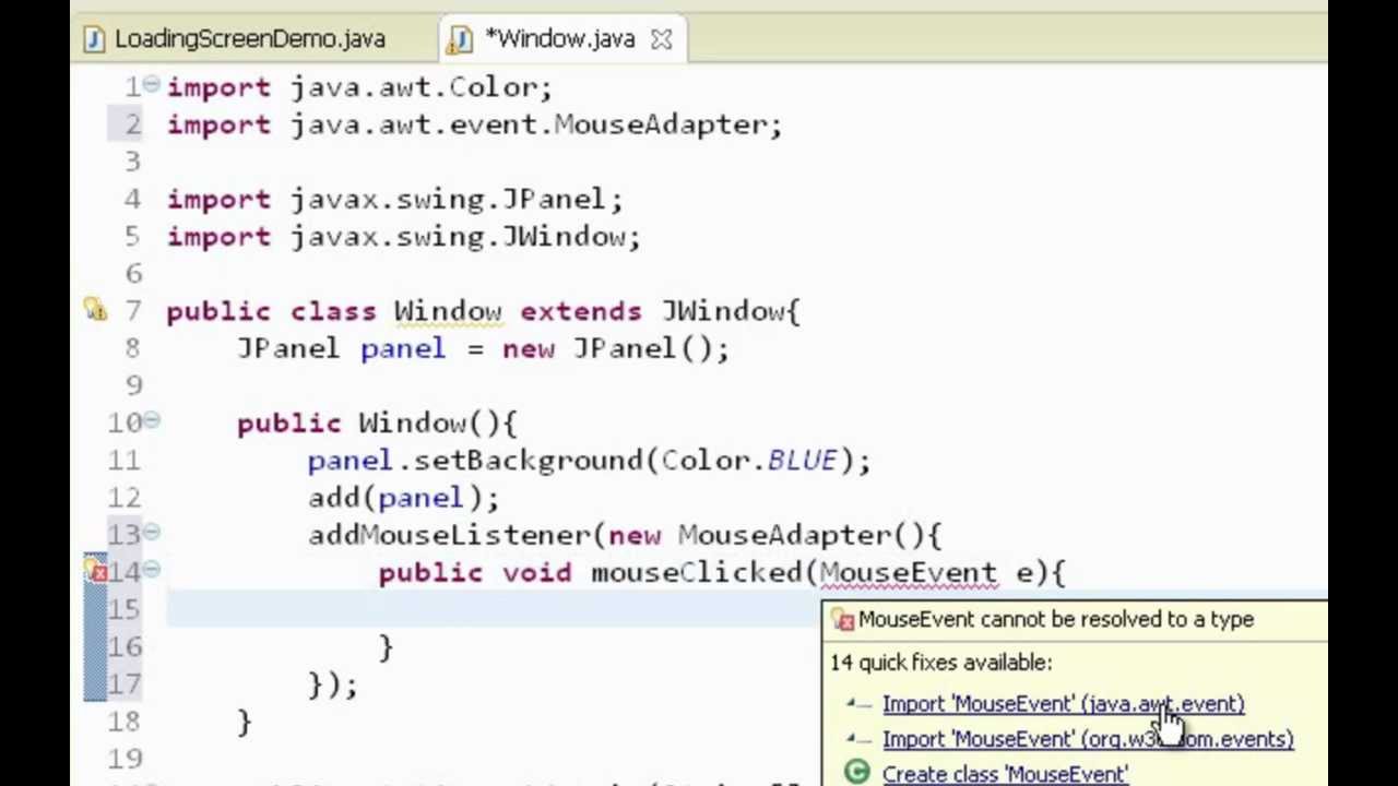 Java swing GUI tutorial #7: JWindow