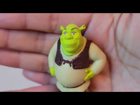 Opening Shrek figures #dollartree #shrek #fiona #collection #unboxing