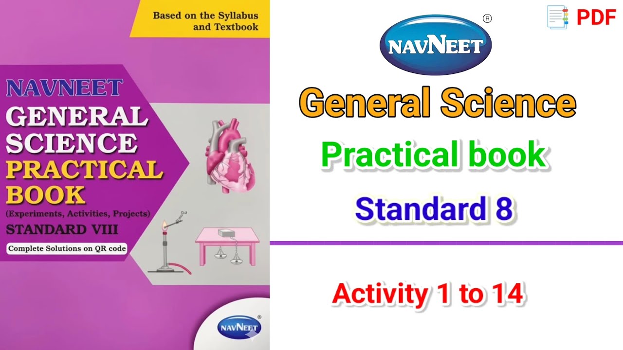 🛡️🔥 8th Science Practical Book Neveet | 🔬 Activities 1–14 — All Answers + PDF 🌟💡🚀
