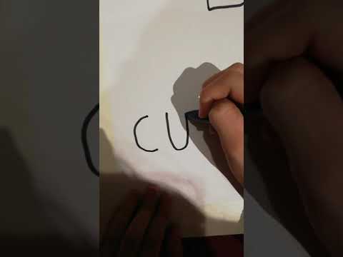 como hacer un perrito con la palabra C U L