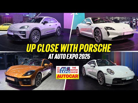 Meet the new Porsche Macan, Taycan facelift and more | Auto Expo 2025 | Autocar India