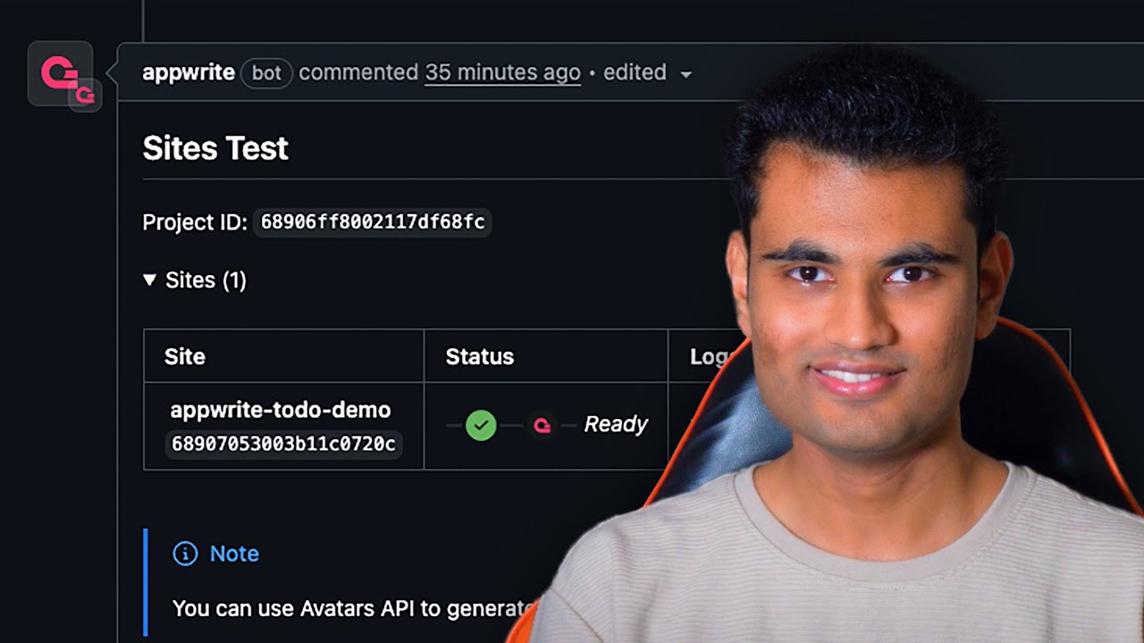Preview Deployments using Appwrite Sites