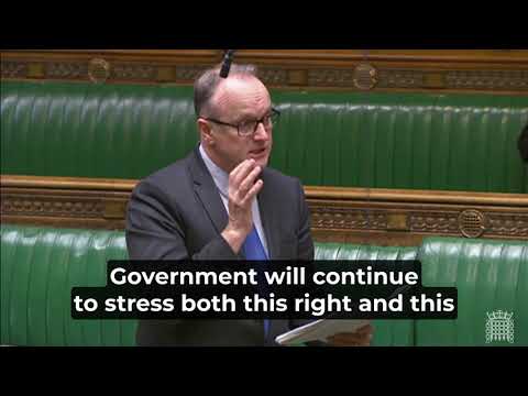 In Parliament: Dr Neil Hudson MP stands firm in support of international humanitarian law