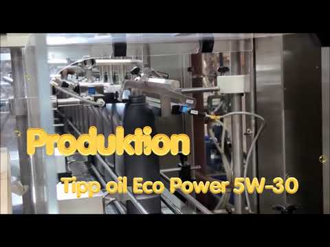 Production of lubricating oil Eco Power 5W 30.
