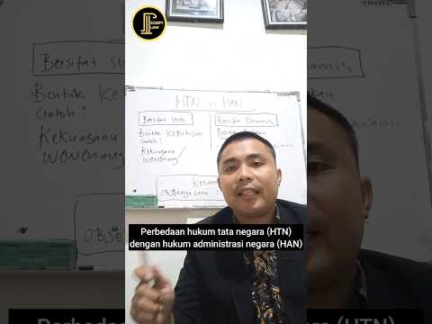 Bedanya HTN dan HAN #htn #han #tatanegara #administrasi #pemerintah #hukum #edukasihukum