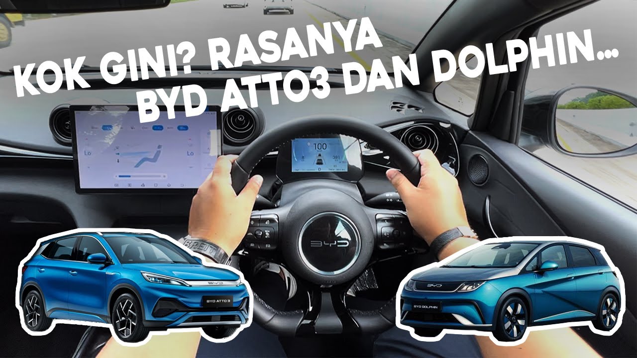 Jadi Begini Rasa Berkendara BYD Dolphin dan Atto 3 ?!