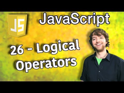 JavaScript Programming Tutorial 26 - Logical Operators