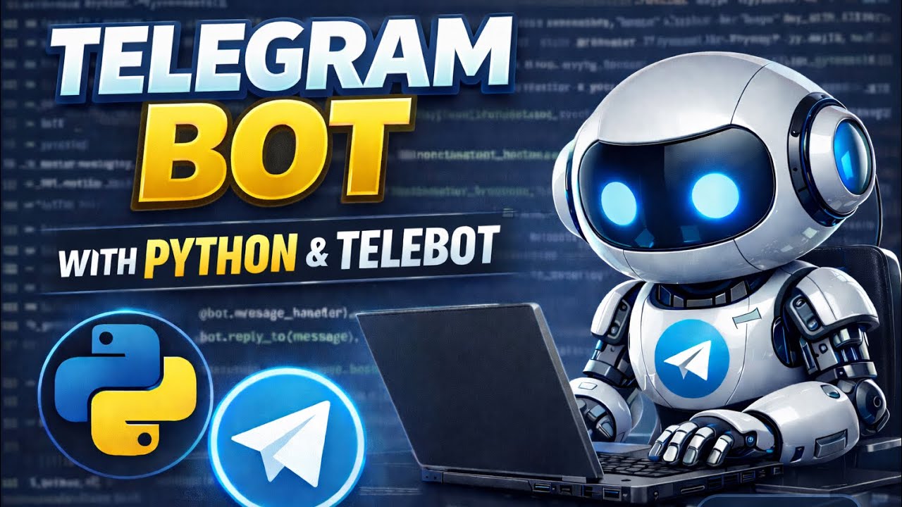Build a Telegram Bot in Python (TeleBot) | Beginner Tutorial (Part 1)🍃