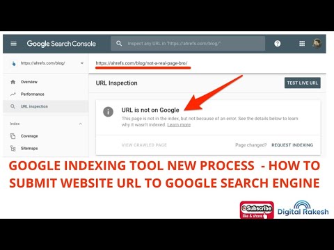 Google Indexing Tool New Process - How to Submit website URL to Google Search Engine