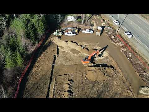 Union Bay Fire Hall construction Jan. 23, 2026. – allthingsunionbay