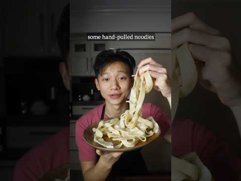 How to make hand pulled noodles... in 30 seconds! | Chef Jorge: Taiwanese Vegan Cuisine