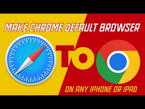 Set Chrome as your default Browser on iPad or iPhone