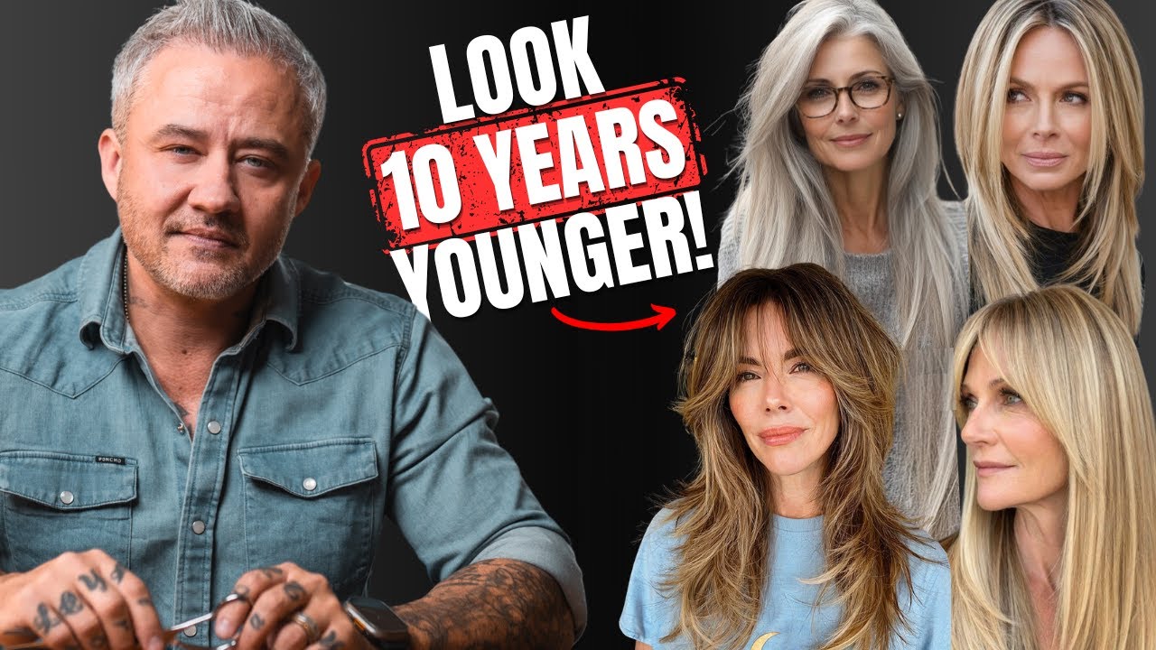 Over 40 Long Hair? DO THIS And INSTANTLY Look10 YEARS YOUNGER!