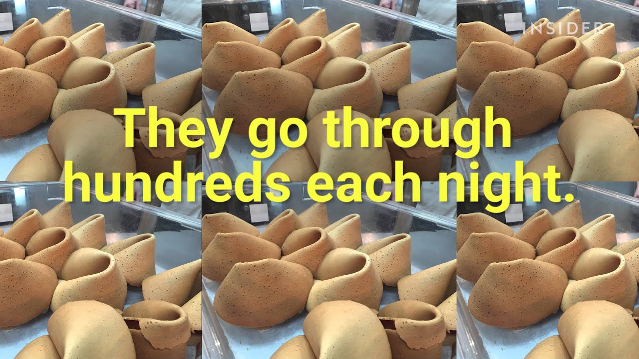 Giant fortune cookies