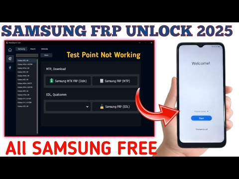 All Samsung FRP Bypass New Security | All Samsung FRP Unlock New Tool 2025 | Test Point Not Working
