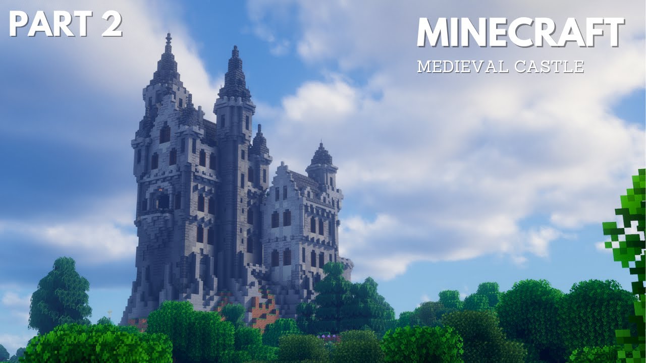 Minecraft: How to build a Medieval Castle | Minecraft Tutorial | Part 2 ...