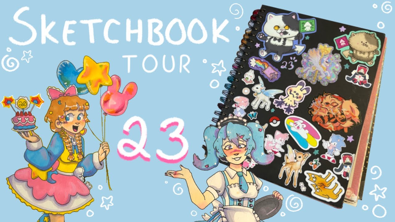 23rd Sketchbook Tour ! - 2023 through 2024