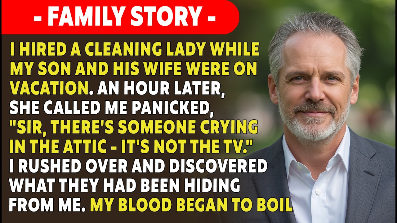 I Hired A Cleaner While My Son Was Away. She Called Me Panicked About Crying In The Attic...