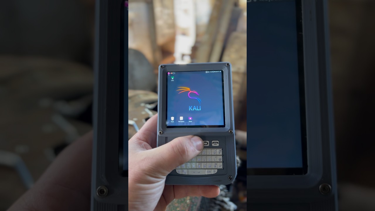 Handheld Kali Linux Hacking Computer - BlackBerry Pi (full build video linked!) #kalilinuxtools