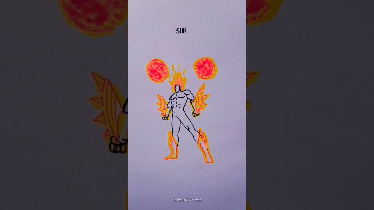 How to draw stickman with powers😳 #shorts #drawing #art #stickman #tutorial  #howtodraw #draw #fyp