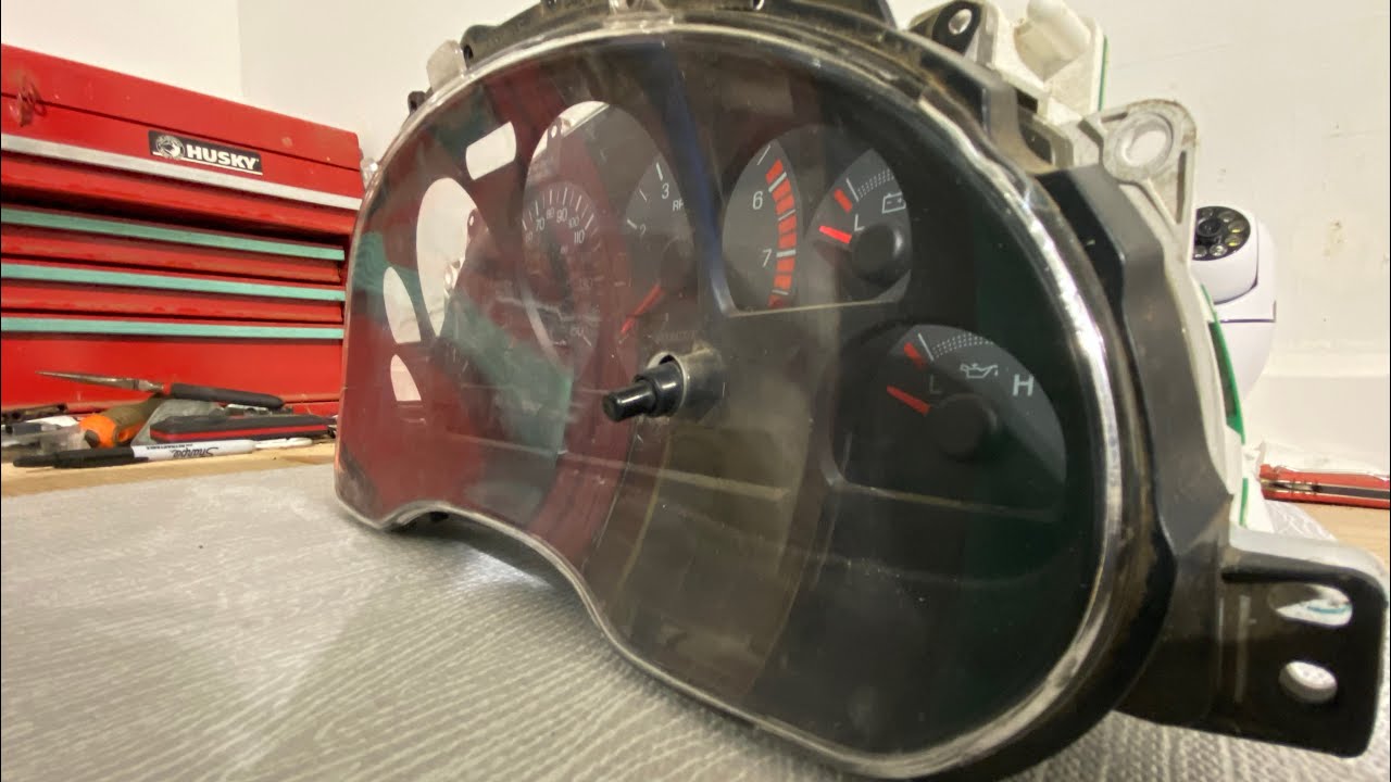 99-04 mustang gauge cluster tear down
