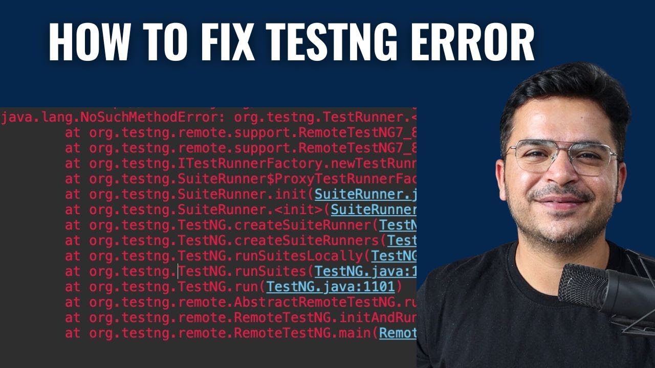 How To Fix java.lang.NoSuchMethodError In TestNG