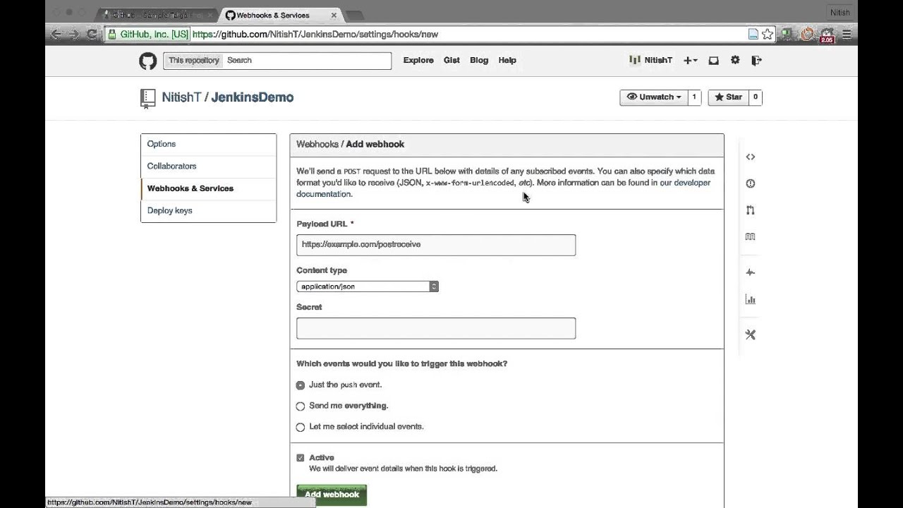 Taiga.io How To integrate with GitHub