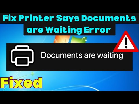 Fix Printer Says Documents are Waiting Error in Windows || 2023