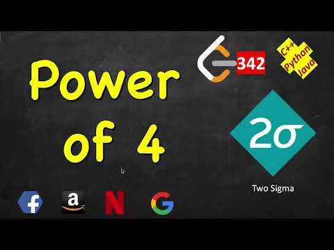 Learn Power of Four | LeetCode 342 | C Java Python - Mind Luster